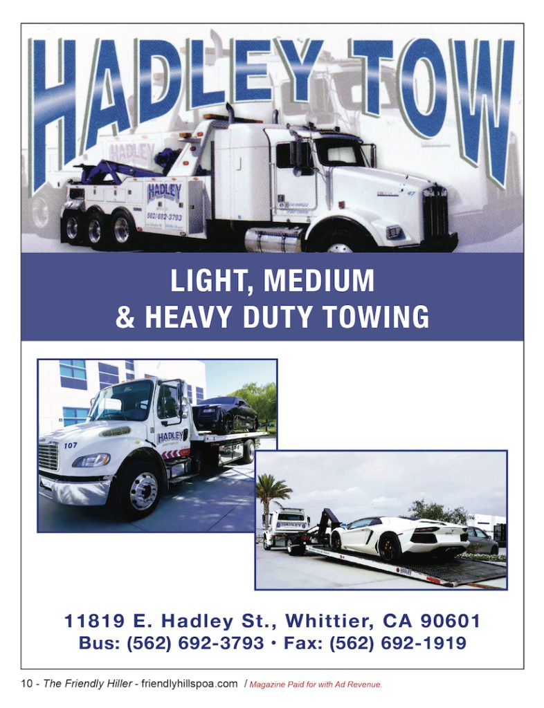 Hadley Tow - Friendly Hills POA